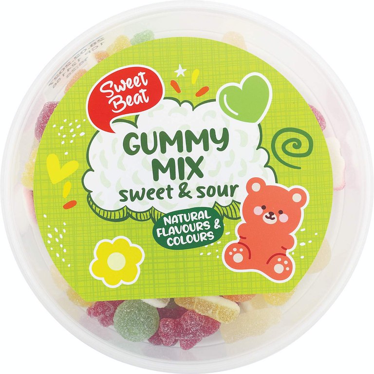Sweet beat bombone gumene sour mix 400g sweet beat