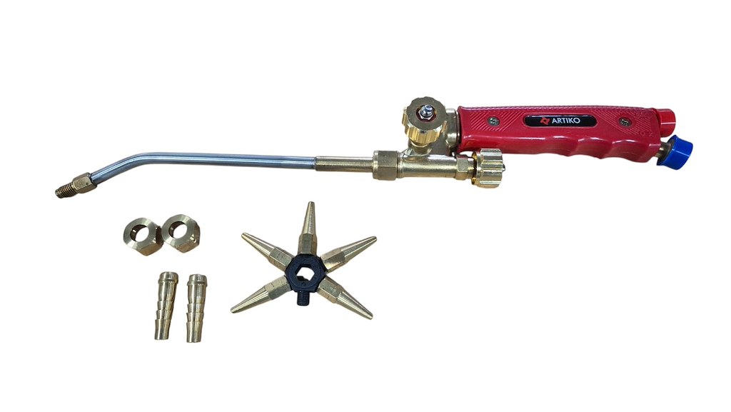 BRENER ZA ZAVARIVANJE KISEONIKOM ORIGINAL SA PET NASTAVKA GORIONIKA ARTIKO