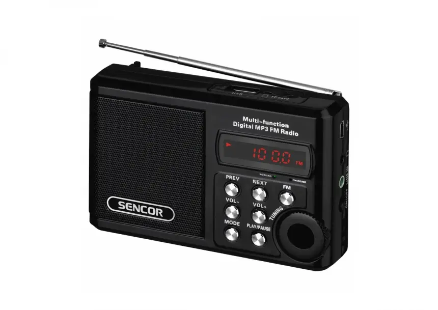 Radio SENCOR SRD 215 B USB/MP3 crni