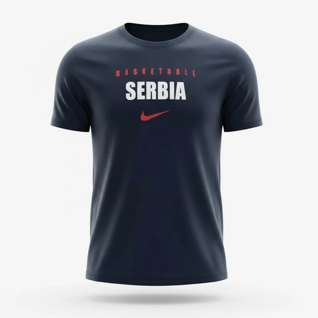 Navijačka majica Srbija Nike 2025 teget