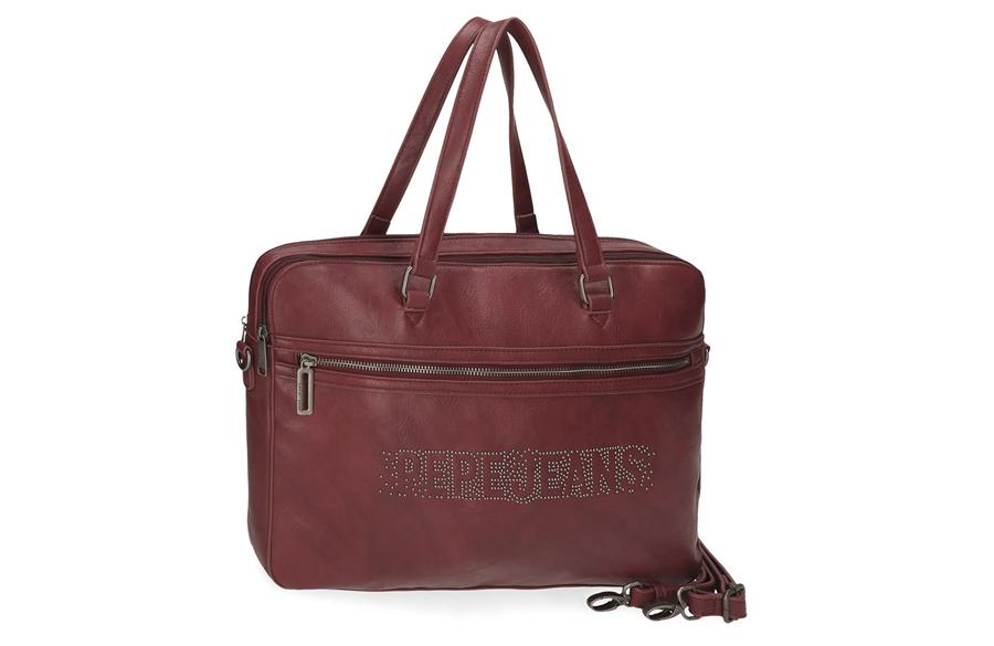 Bera ženska torba za laptop Pepe Jeans | bordo