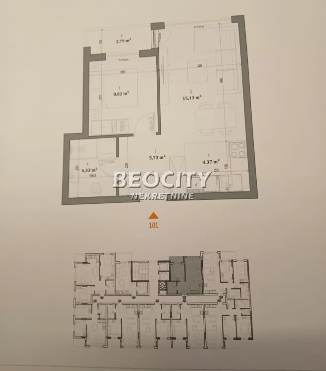 Dvosoban stan, 40 m2, Satelit ID: 126311