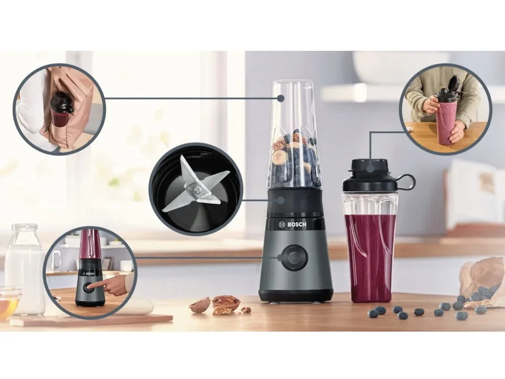 Blender NINJA QB3001EUS Foodie Nutri Smoothie Maker/700W/crna