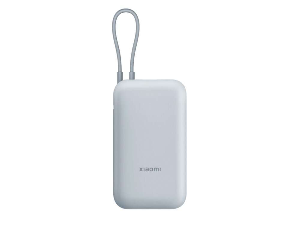 Prenosivi Punjac XIAOMI Power Bank 10000mAh/USB Tip-C/integrisan kabl/plava