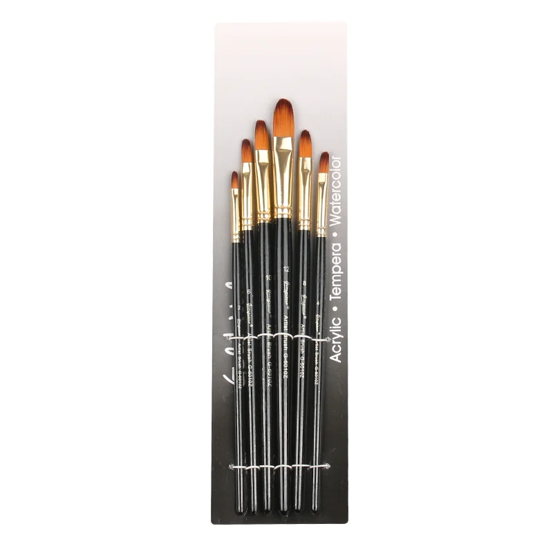GIORGIONE G-6010Z Paint Brush Set of 6 Brushes
