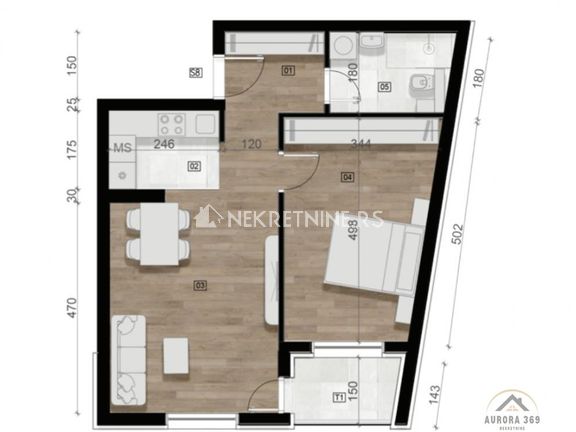 IRIG, NOVOGRADNJA, ODLIČNA INVESTICIJA, JEDNOIPOSOBAN, USELJIV ODMAH, 32m2