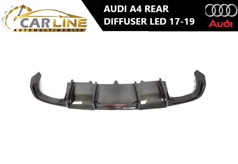 AUDI A4 ZADNJI DIFUZOR LED 17-19
