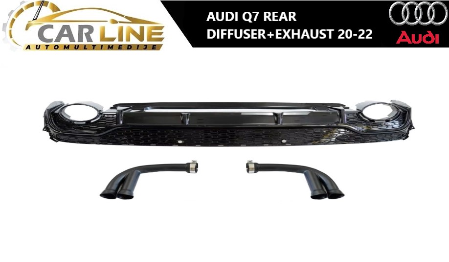 AUDI Q7 ZADNJI DIFUZOR SA AUSPUHOM 20-22
