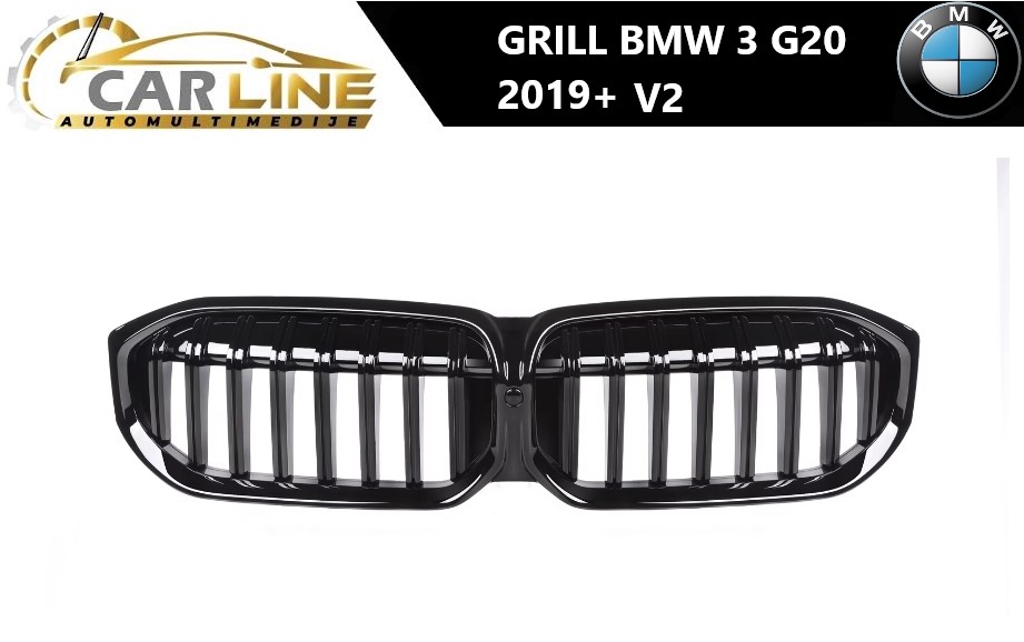 BMW 3 G20 PREDNJI GRILL 2019+ V2