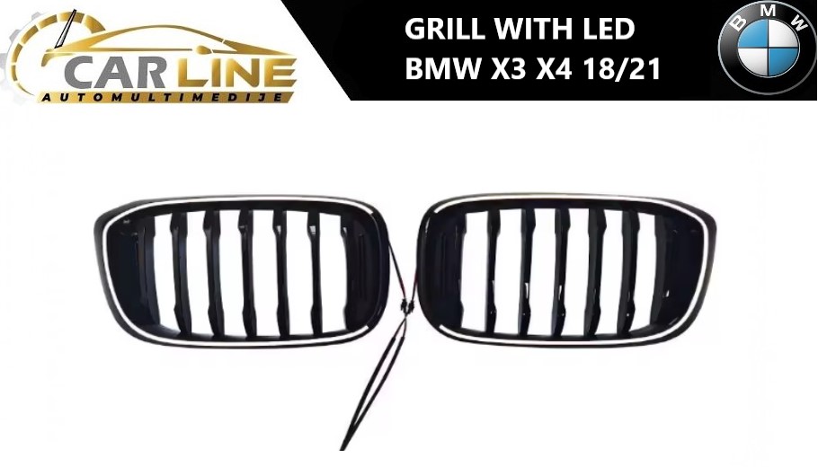 BMW X4 G02 X3 G01 PREDNJI GRILL LED 18-21