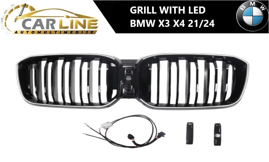 BMW X4 G02 X3 G01 LED PREDNJI GRILL 21-24