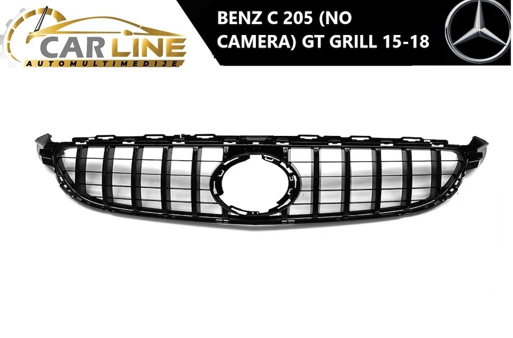 MERCEDES W205/C205 GT PREDNJI GRILL (BEZ KAMERE) 15-18