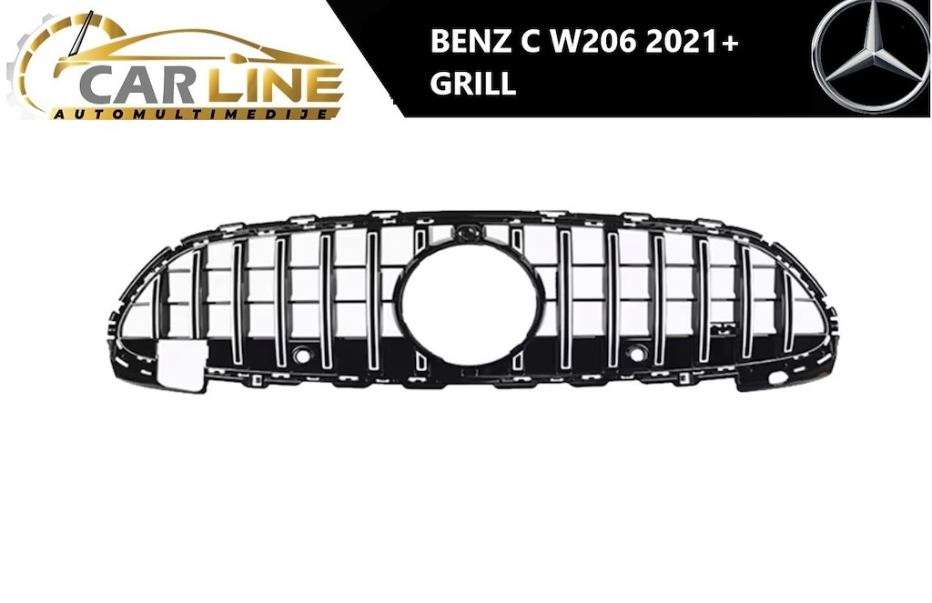MERCEDES C W206 PREDNJI GRILL 2021+