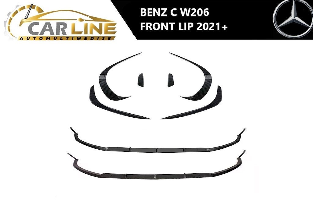 MERCEDES C W206 PREDNJI LIP 2021+