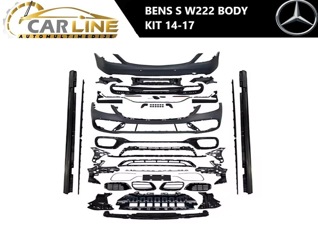 MERCEDES S W222 BODY KIT 14-17
