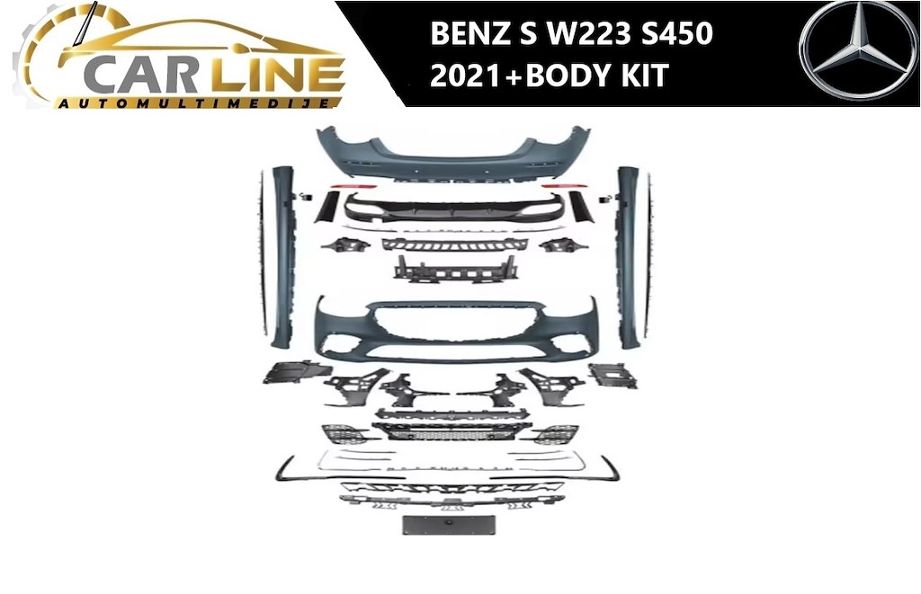 MERCEDES S W223 S450 BODY KIT 2021+