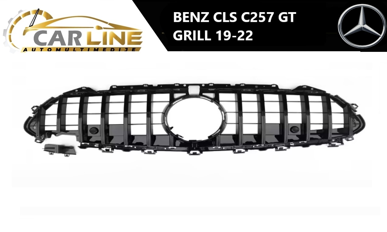 MERCEDES CLS C257 GT PREDNJI GRILL 19-22