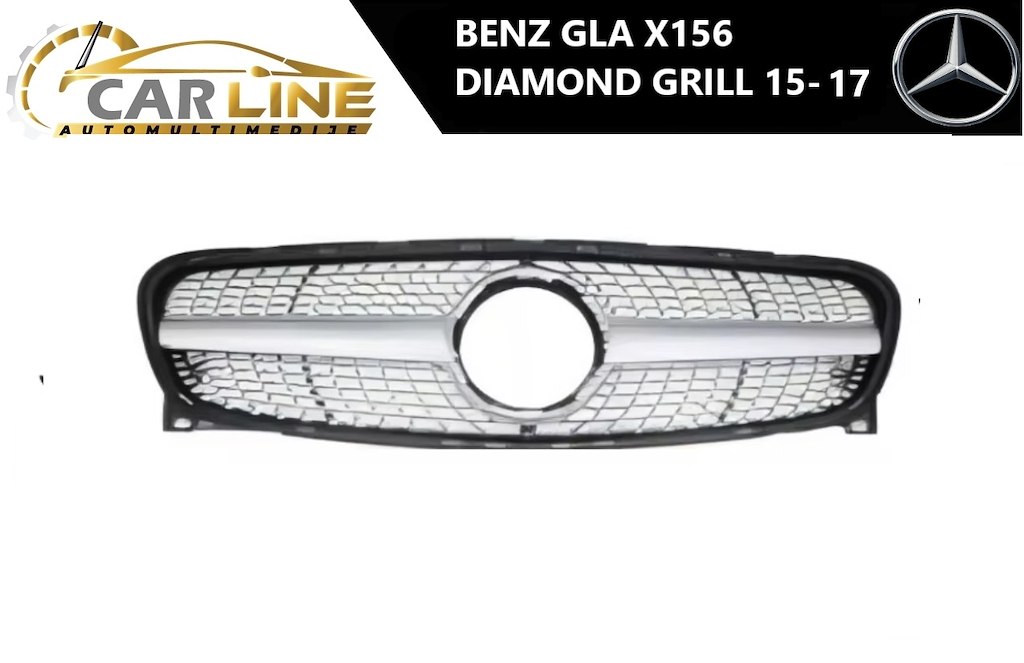 MERCEDES GLA X156 DIAMOND PREDNJI GRILL 15-17