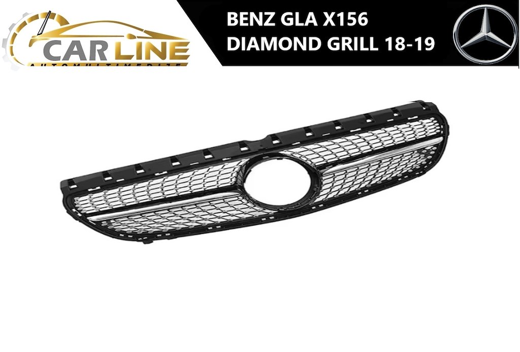 MERCEDES GLA X156 DIAMOND PREDNJI GRILL 18-19