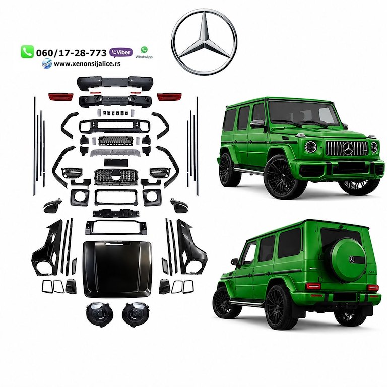 MERCEDES G KLASA W463 00-19 BODY KIT U W464 19-23 G63/AMG