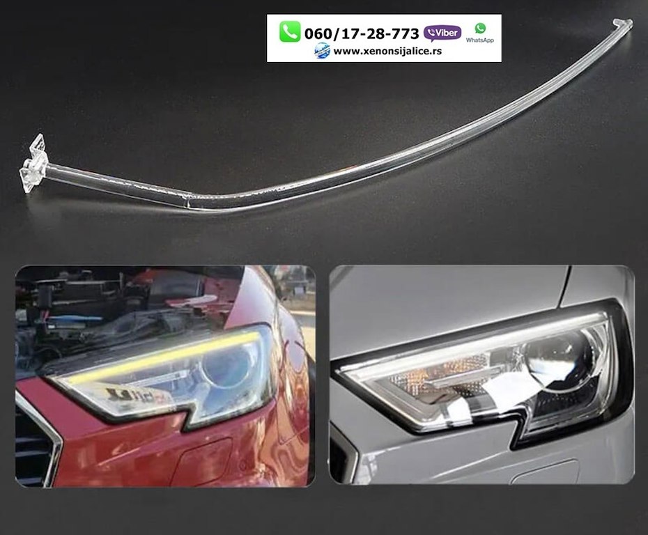LED DNEVNO SVETLO FABRICKI MODEL U FARU AUDI A3 16-19 XENON