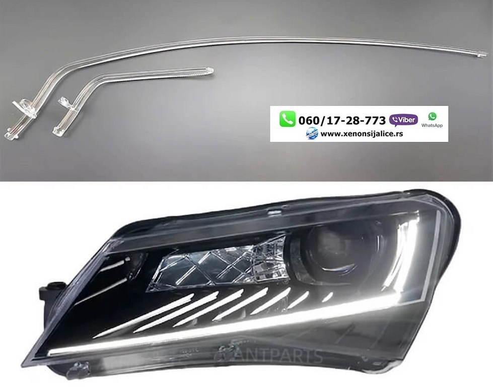 LED DNEVNO SVETLO FABRICKI MODEL U FARU SKODA SUPERB 16-19