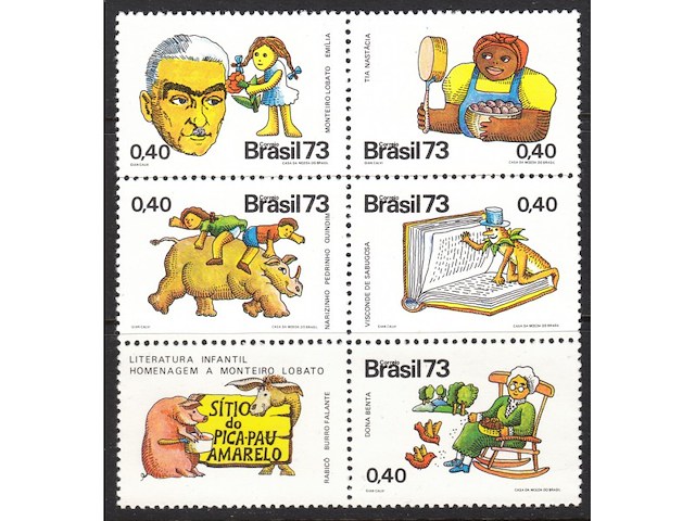 Brazil 1973 serija blok **