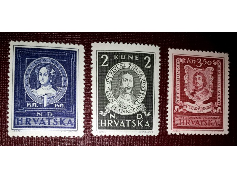 NDH 1943 MNH - ser.