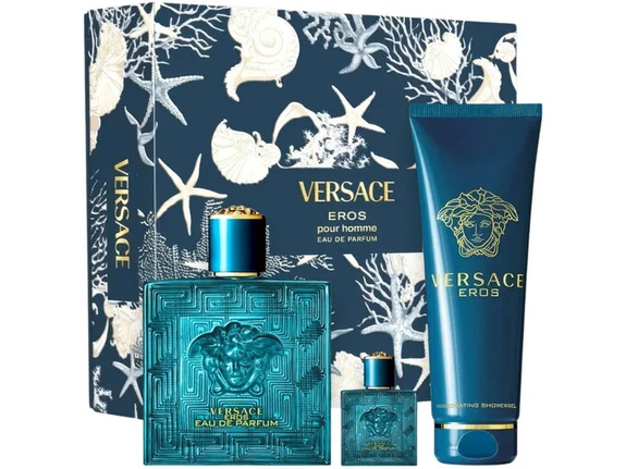 Versace Eros muški poklon set ( EDP 100ml + Gel za tuširanje 150ml + EDP 5ml )