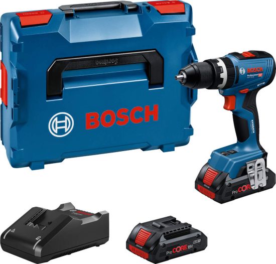 Akumulatorska vibraciona bušilica - odvrtač Bosch GSB 18V-65; 18V; 2x4,0Ah ProCore + L-BOXX 136 (06019N3306)