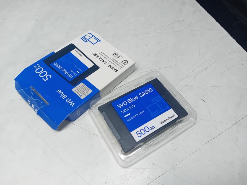 ssd Wd 500gb Blue Sa510 Sata 3 2.5" novo ispravno test