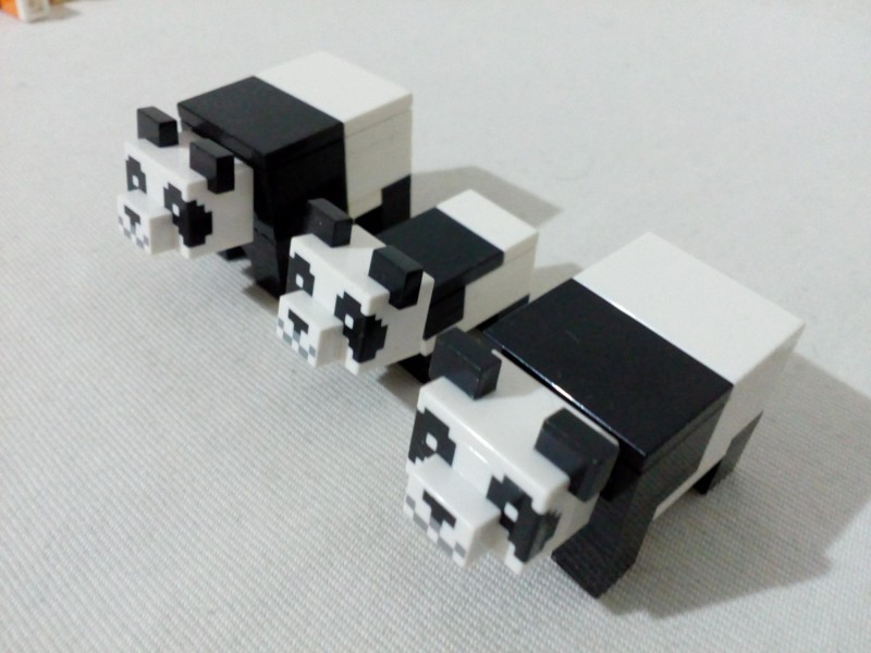 LEGO MINECRAFT FIGURE-baby Panda 3 kom.