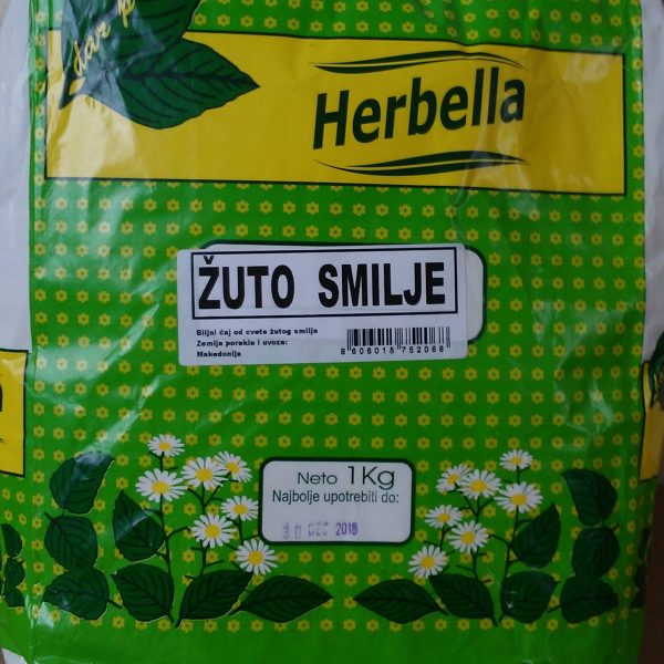 ČAJ ZUTO SMILJE 1KG
