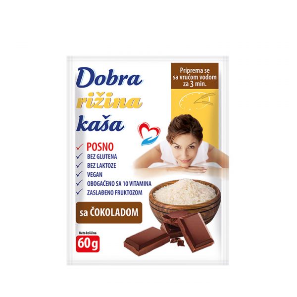 DOBRA RIŽINA KAŠA ČOKOLADA 60GR LOMAX