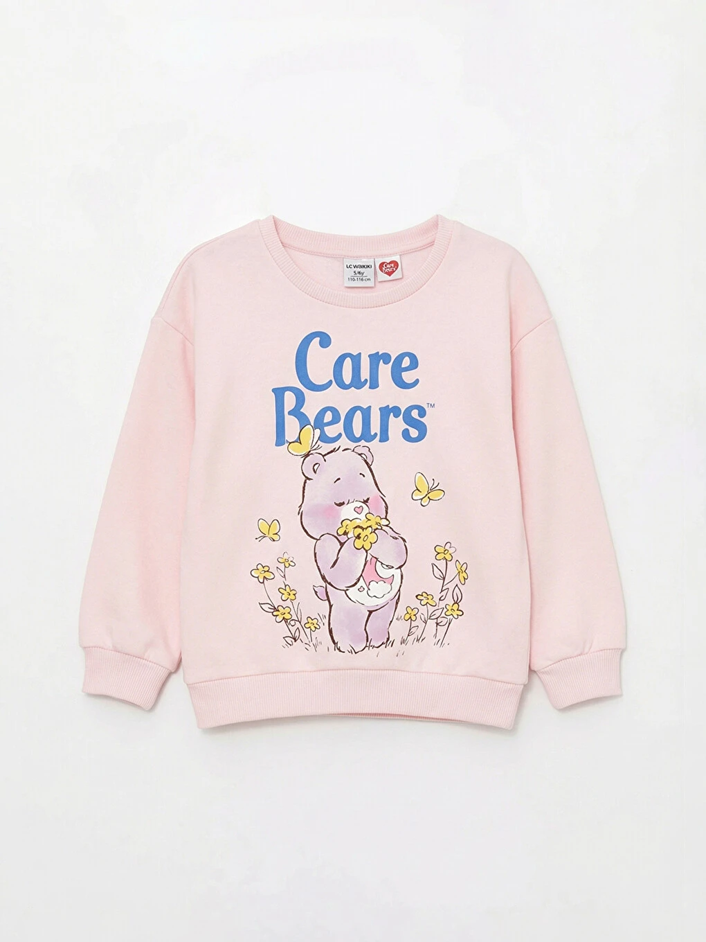 LCW Kids Deblji Dukser Za Devojčice Sa Printom Care Bears.