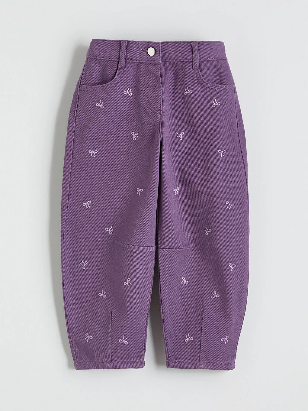 LCW Kids Dečije Pantalone Sa Izvezenim Mašnama