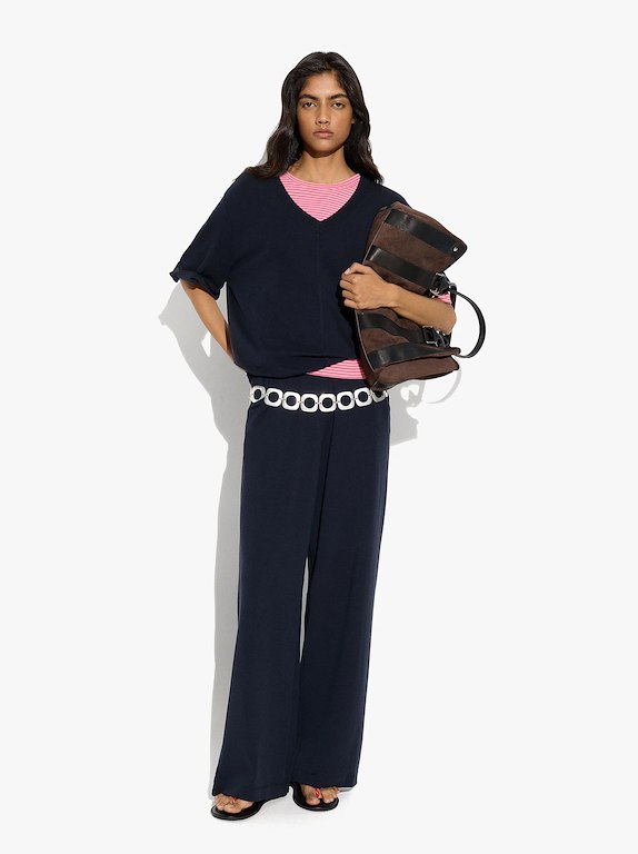 TROUSERS WITH POCKETS AND ELASTIC WAIST