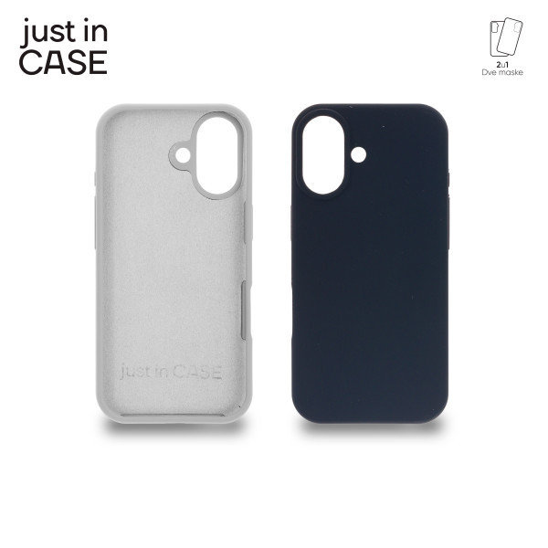 2u1 Extra case MIX PLUS paket maski za telefon za iPhone 17 CRNI