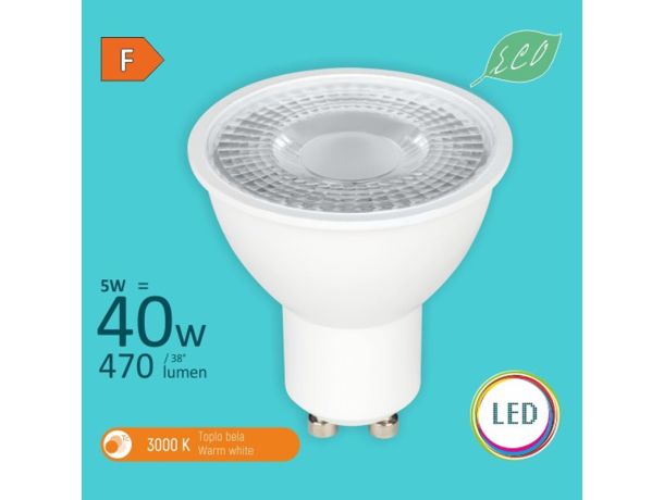 LED SIJALICA GU10/5W 4000K ECO MR16 MITEA LIGHTING 5134