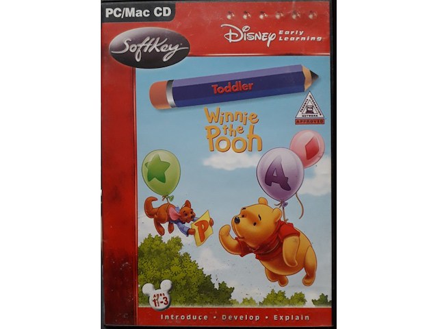 Winnie the Pooh PC MAC CD Disney Early Learning