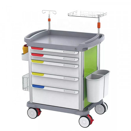 crash anaesthesia trolley cart