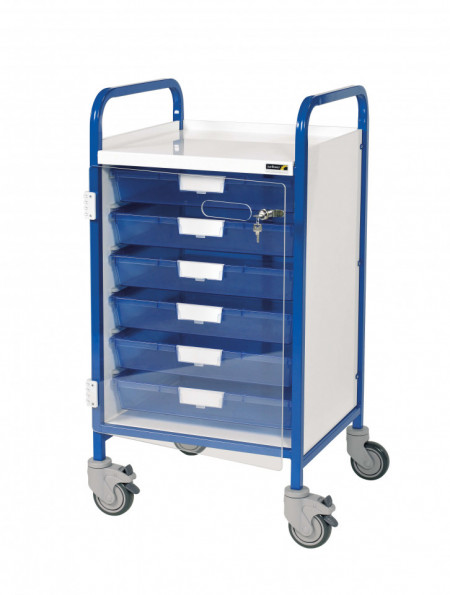 Vista 50 Clinical Trolley - 6 Single Trays