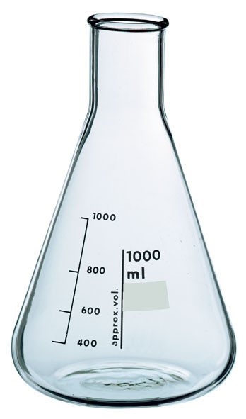 Staklo erlenmajer-usko-grlo 1000 ml.