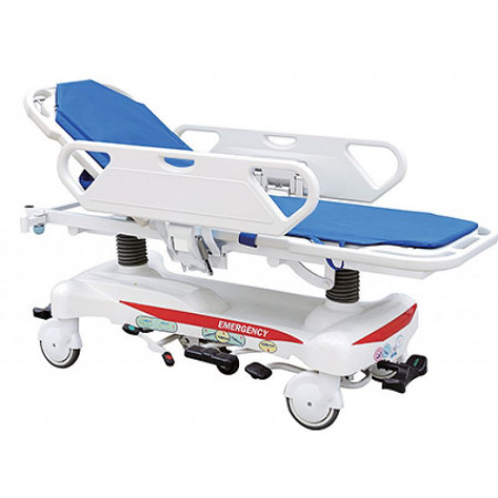 Hydralic patient transfer trolley