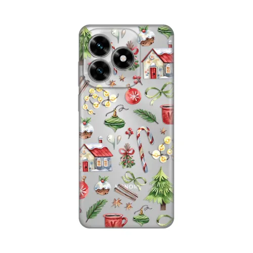 Silikonska futrola - maska print Skin za Huawei Honor X5c Plus Winter Spirit