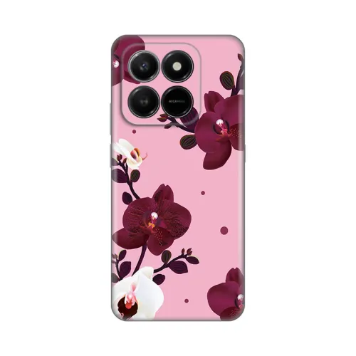 Silikonska futrola - maska print Skin za Honor X7d 4G/400 Smart 5G Pink Orchid