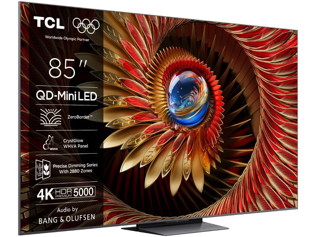 Televizor TCL 85C8K/QLED-Mini LED/85"/4K UHD/144Hz/Google TV/crna