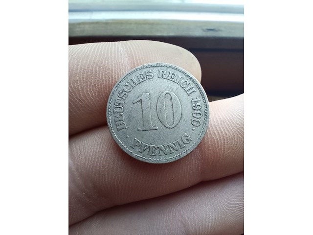 Nemačka - 10 pfennig 1900 E