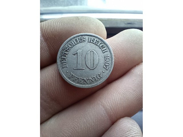 Nemačka - 10 pfennig 1907 A