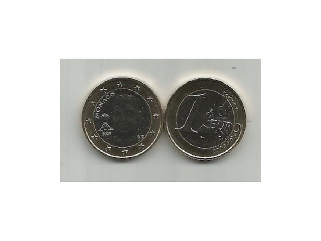 MONAKO 1 euro 2025. UNC